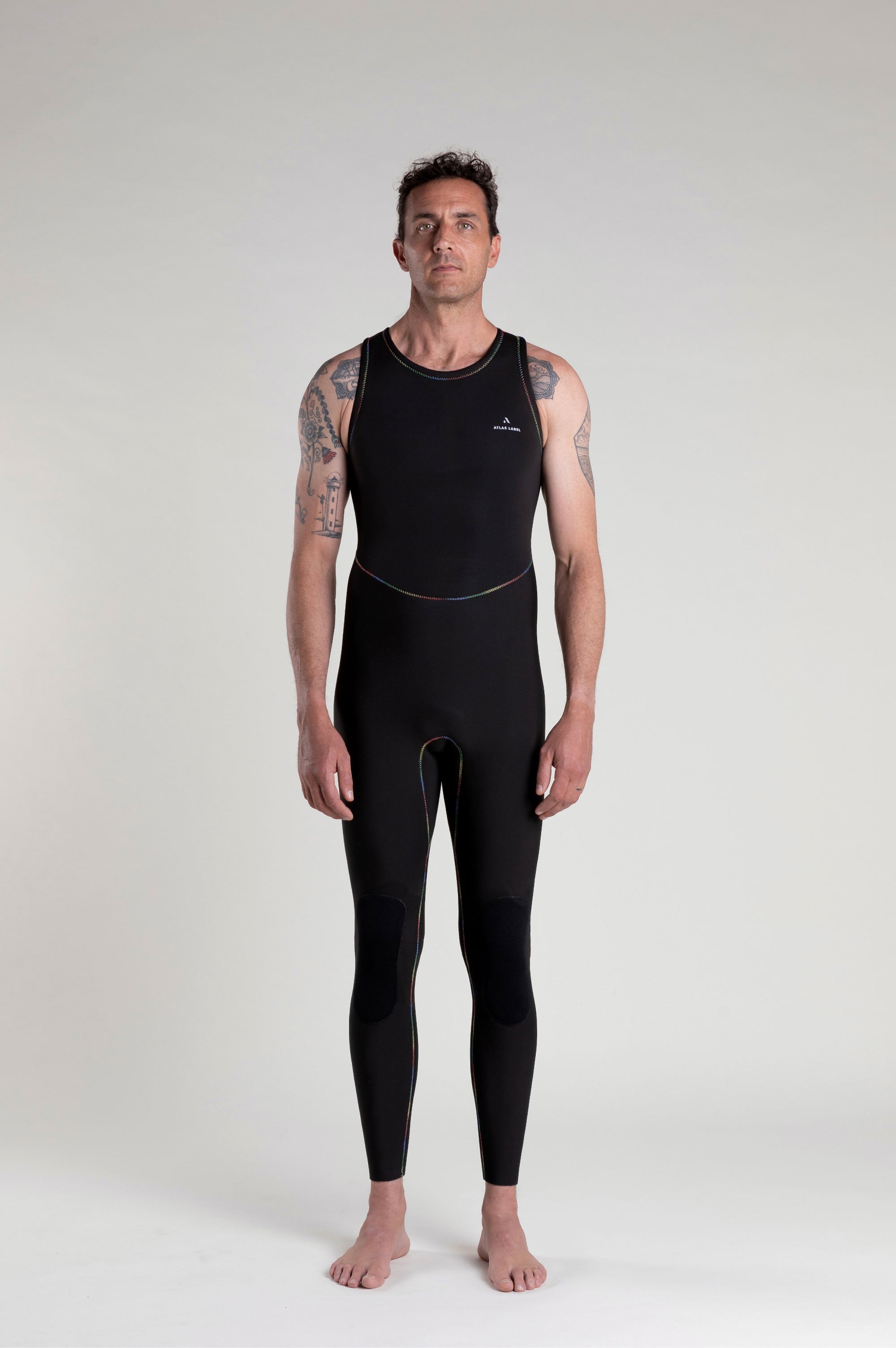 Atlas Label Essential Range - Mens Long John (Multi) | Nettleton surfboards
